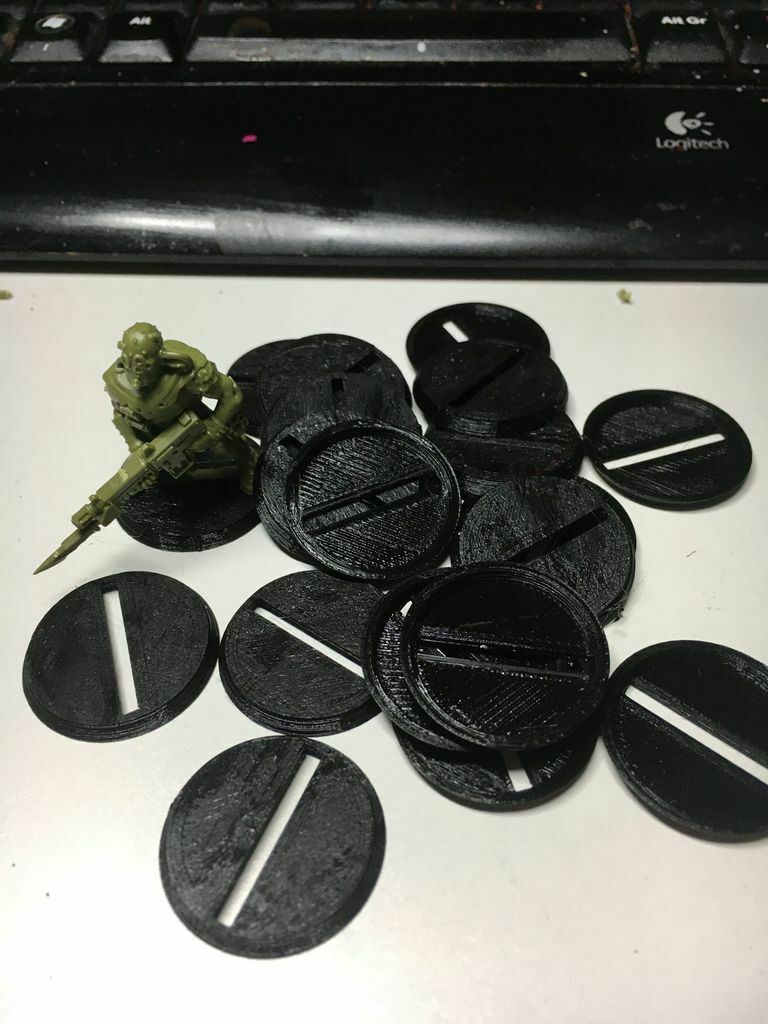 Free 3D file warhammer 40k round base 1inch 25mm・3D print design to ...