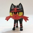 Download free STL file Litten - Pokemon Sun & Moon Fire Starter • 3D ...