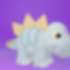 Download STL file Stego the Baby Dinosaur • 3D print template ・ Cults
