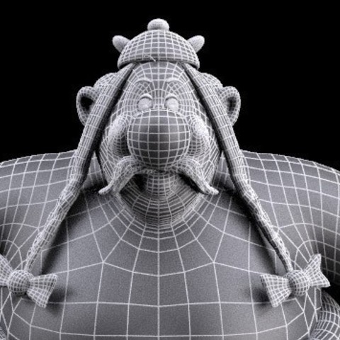 Download 3D printing templates Obelix with Texture ・ Cults