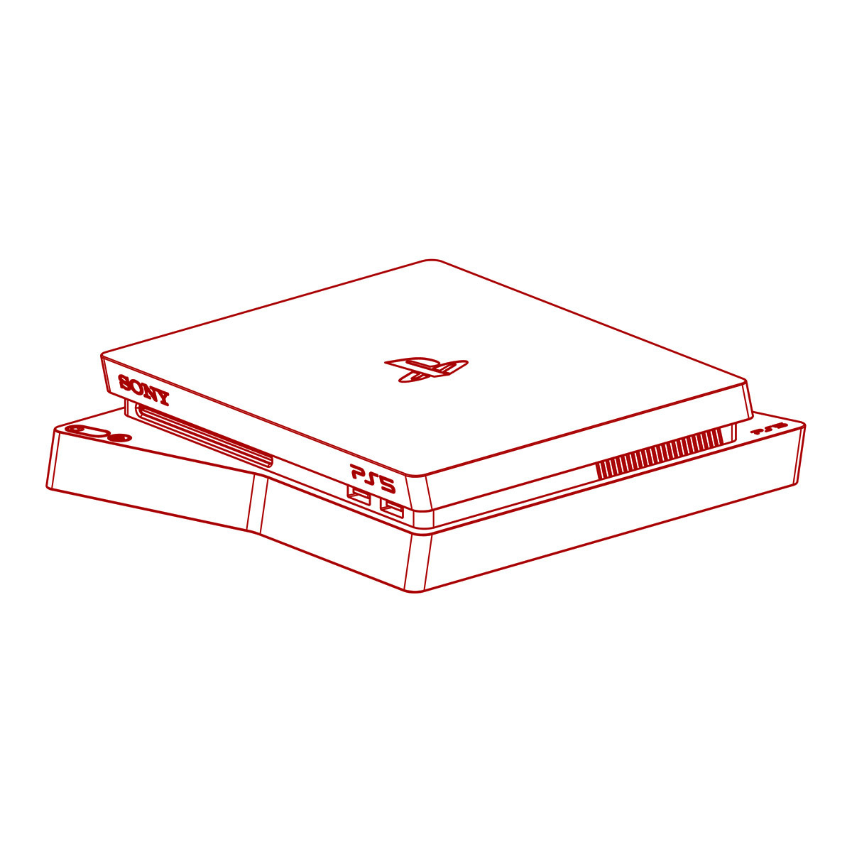 Download free STL file Original ps5 fake console • Object to 3D print ...