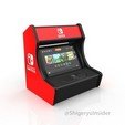 Download STL file Nintendo switch Arcade stand retro • 3D printing ...