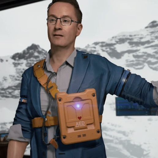 Download STL file Death stranding Heartman (AED) ・ Cults