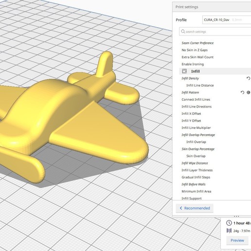 Download free STL file Print Plane • 3D printable template ・ Cults