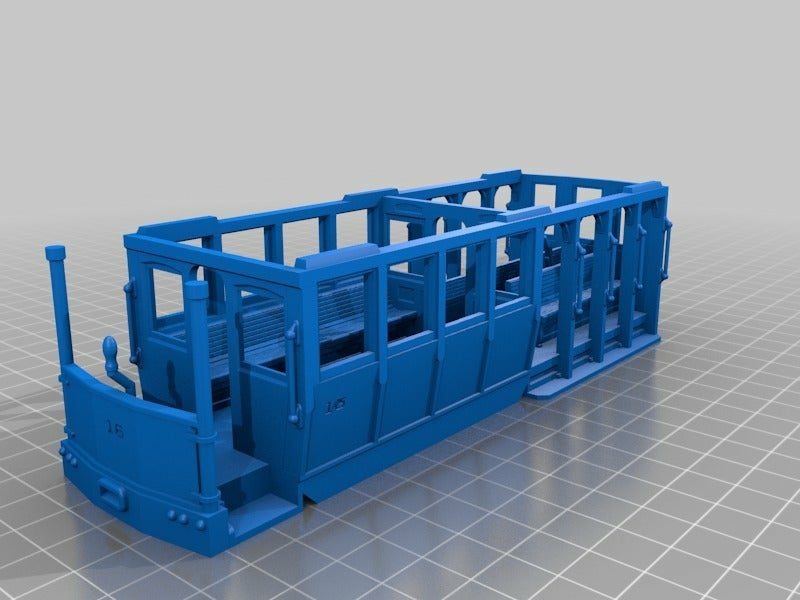 Free STL file San Francisco Cable Car 🔌・Model to download and 3D print ...