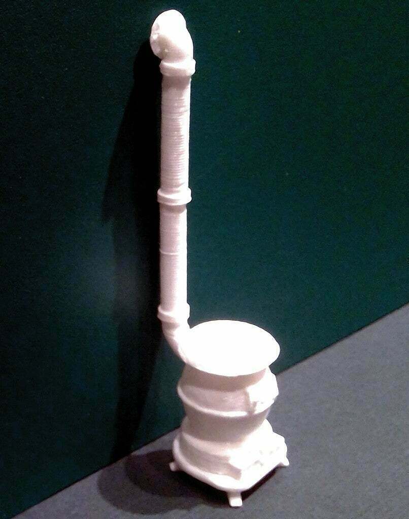 Free STL file Pot-bellied stove・Template to download and 3D print・Cults