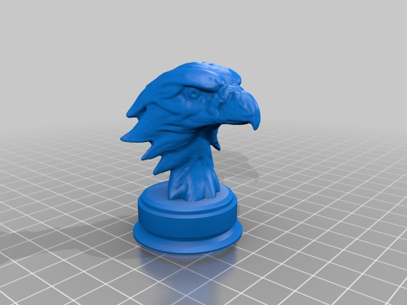 Free 3D file Eagle_head・Model to download and 3D print・Cults