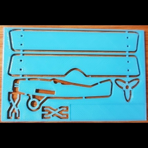 Free STL file airplane business card 🛩️・3D printable model to download ...