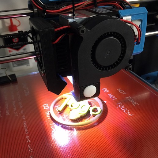 Download free STL file Lighting Led print head Prusa i3 version 2 ・ Cults