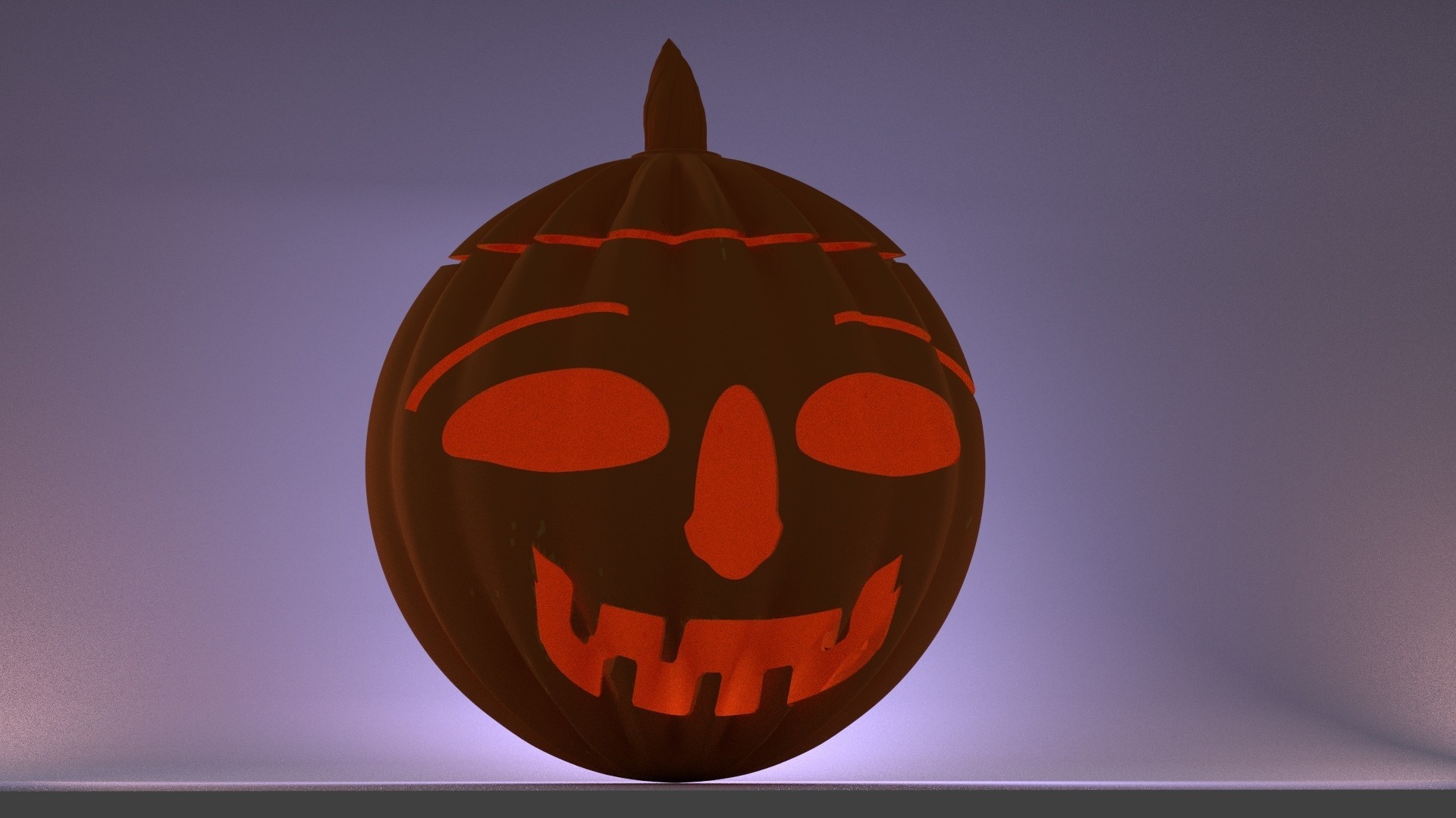 STL file Halloween happy pumpkin・3D printing idea to download・Cults