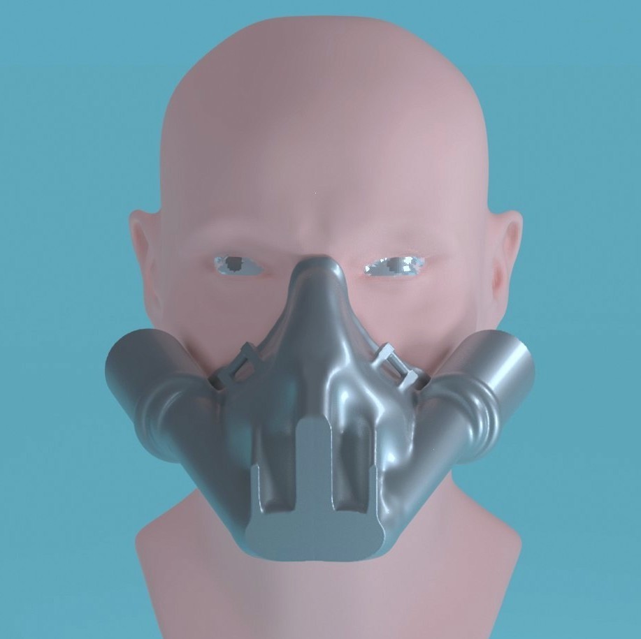 STL file Face mask with cartridges・3D printable design to download・Cults