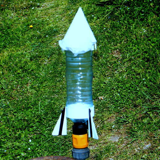 Download OBJ file water rocket • 3D printing design ・ Cults