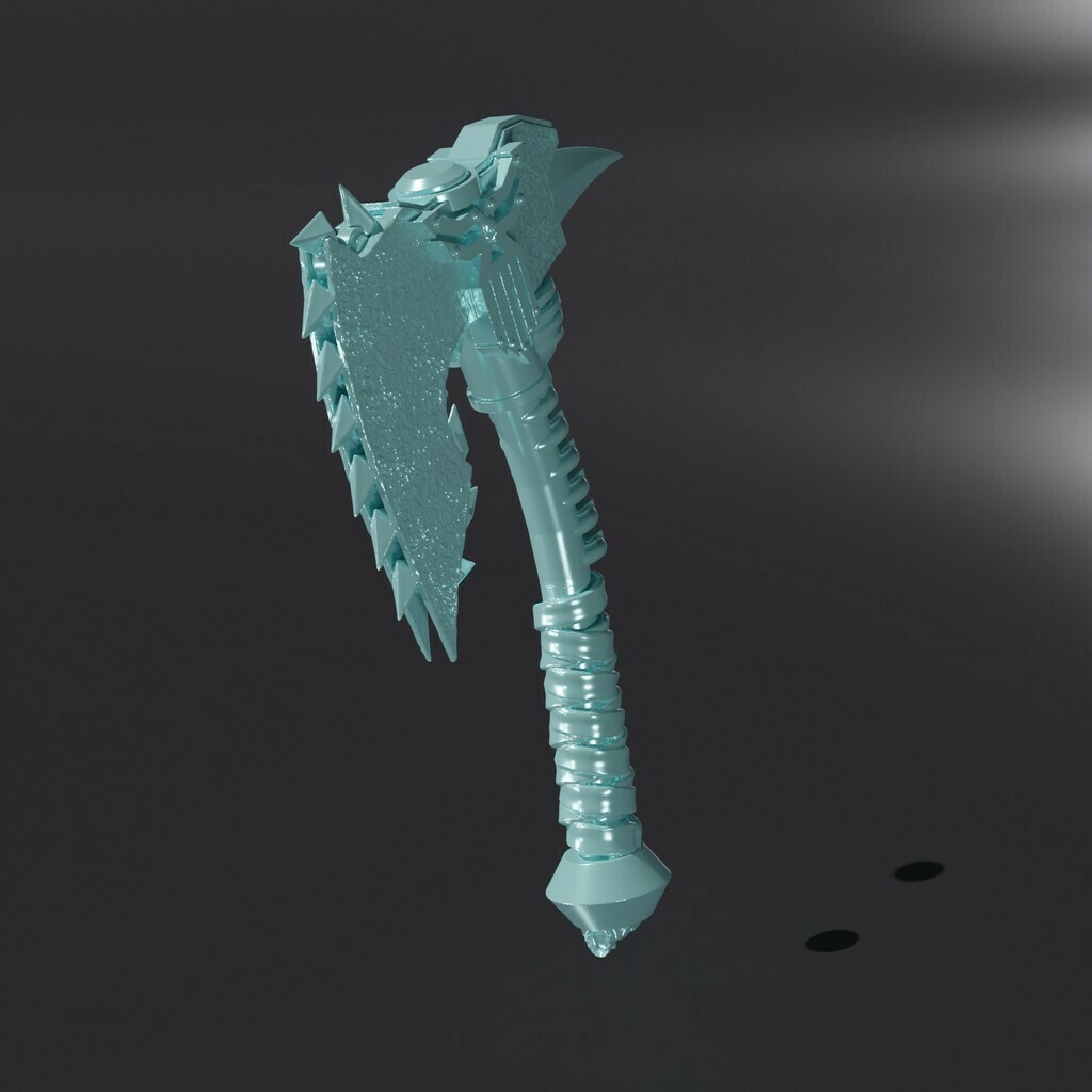 Free 3D file The hellforged axe of the blood drinker・3D printing template to download・Cults