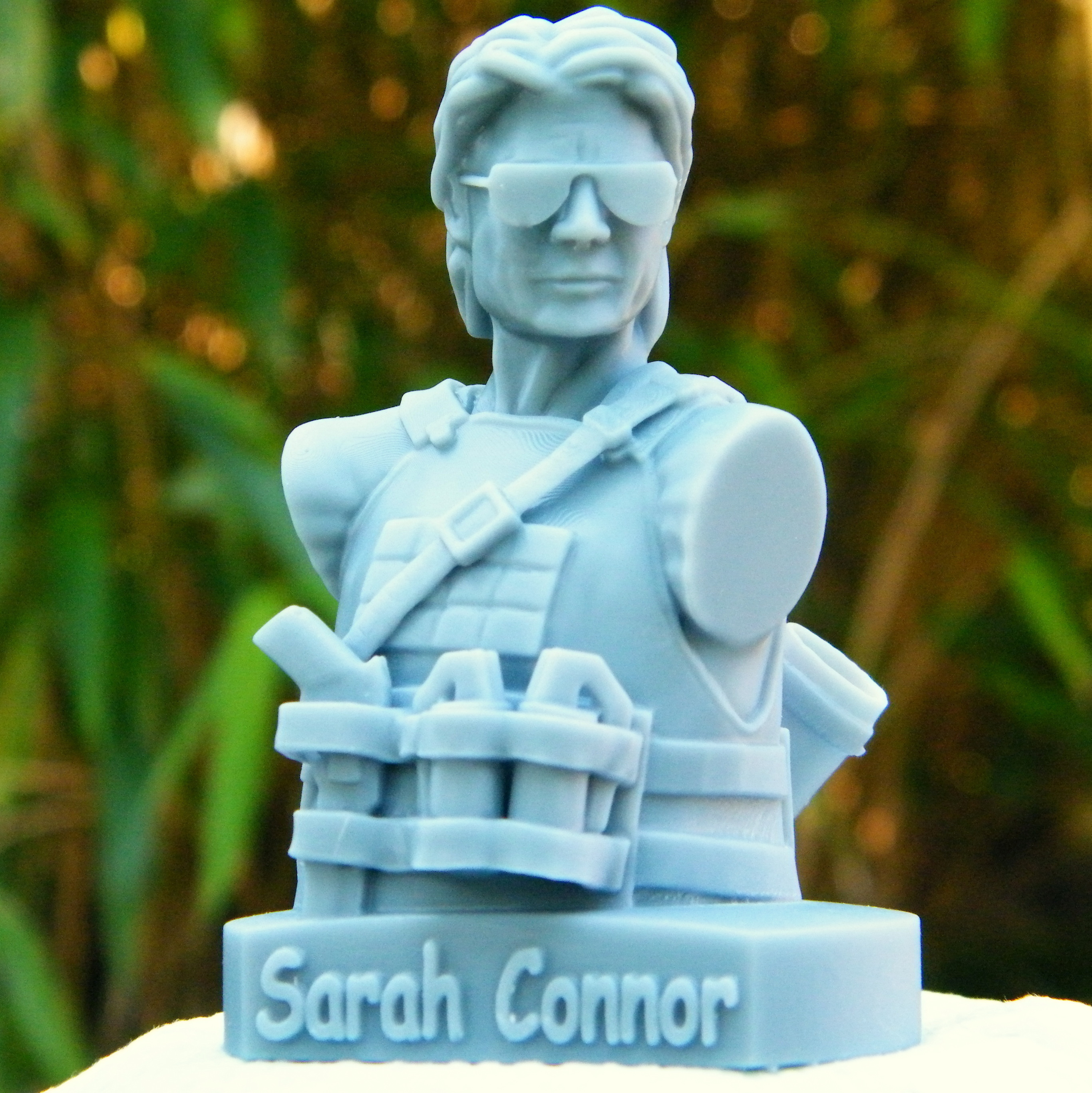 STL file Sarah connor optimized・Model to download and 3D print・Cults