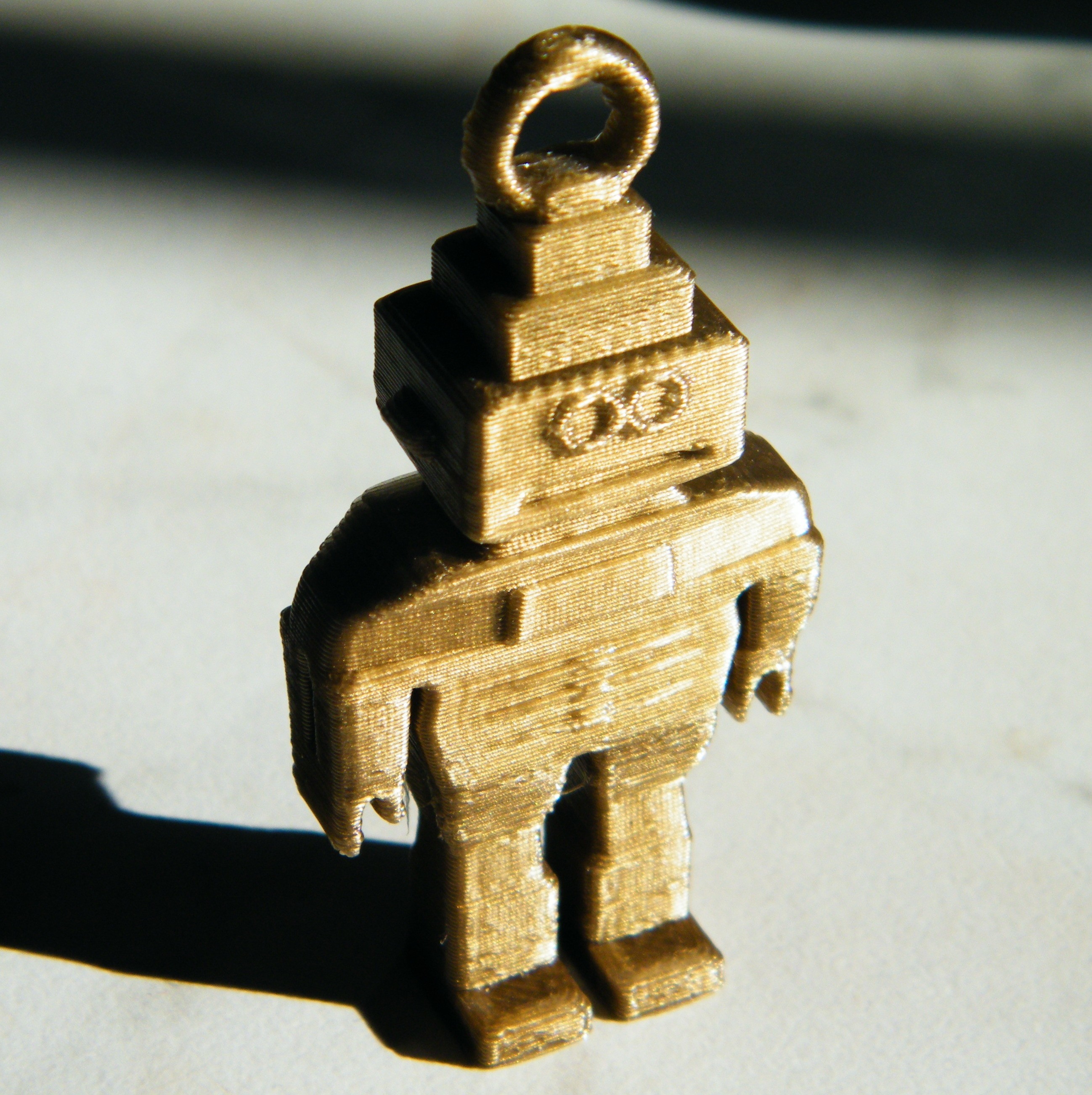 Download Stl File Keychain Robot • Template To 3d Print ・ Cults