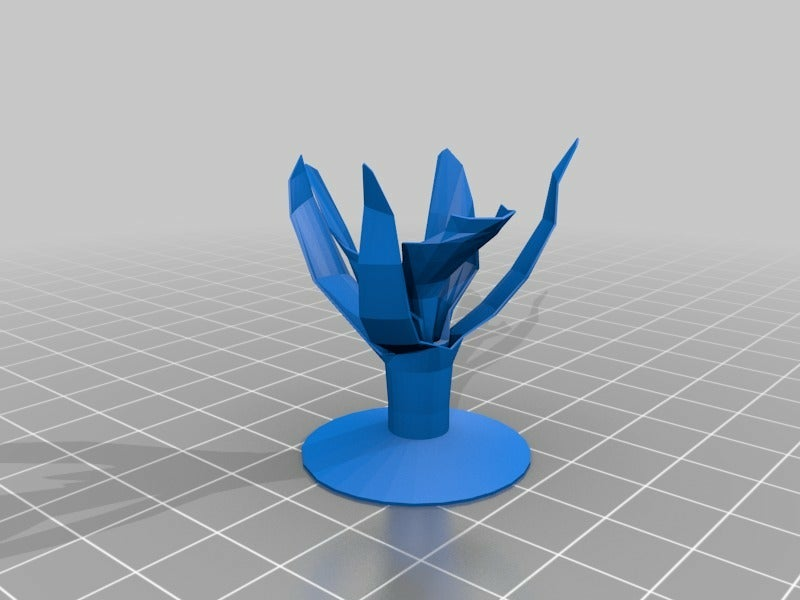 Free STL file Orchid lowpoly・3D printer model to download・Cults