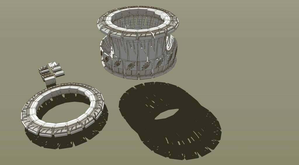 Free STL file Water Lily light cage・3D printer design to download・Cults