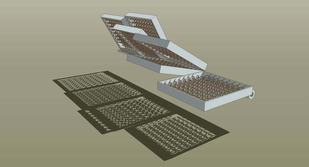 Free STL file Spring weave shadow box・3D printable model to download・Cults