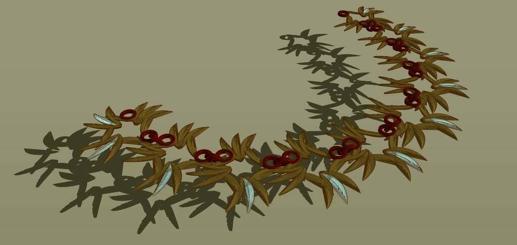 Free STL file Angel wing chain・3D printer model to download・Cults