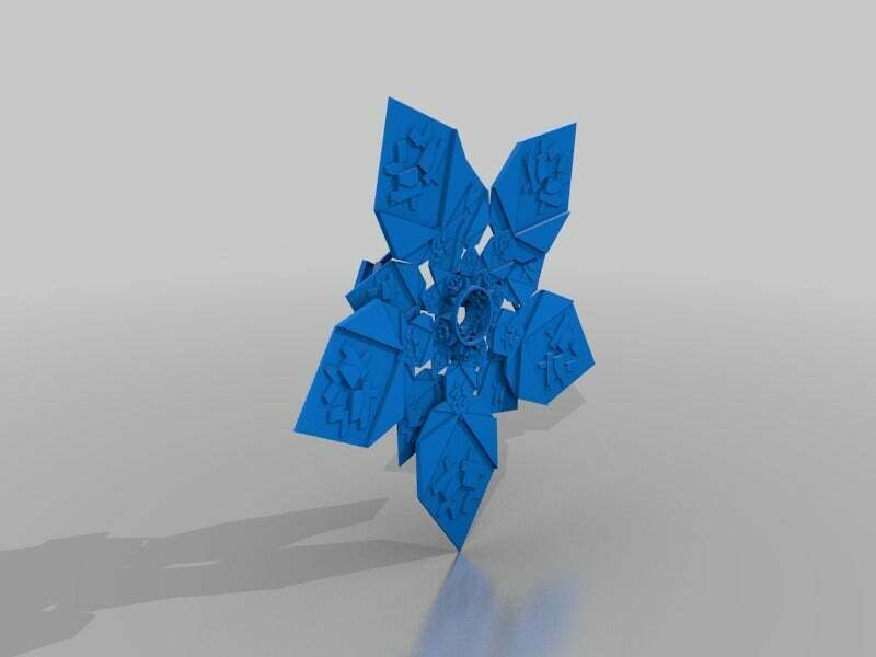 Free STL file penrose flower base・3D printable model to download・Cults