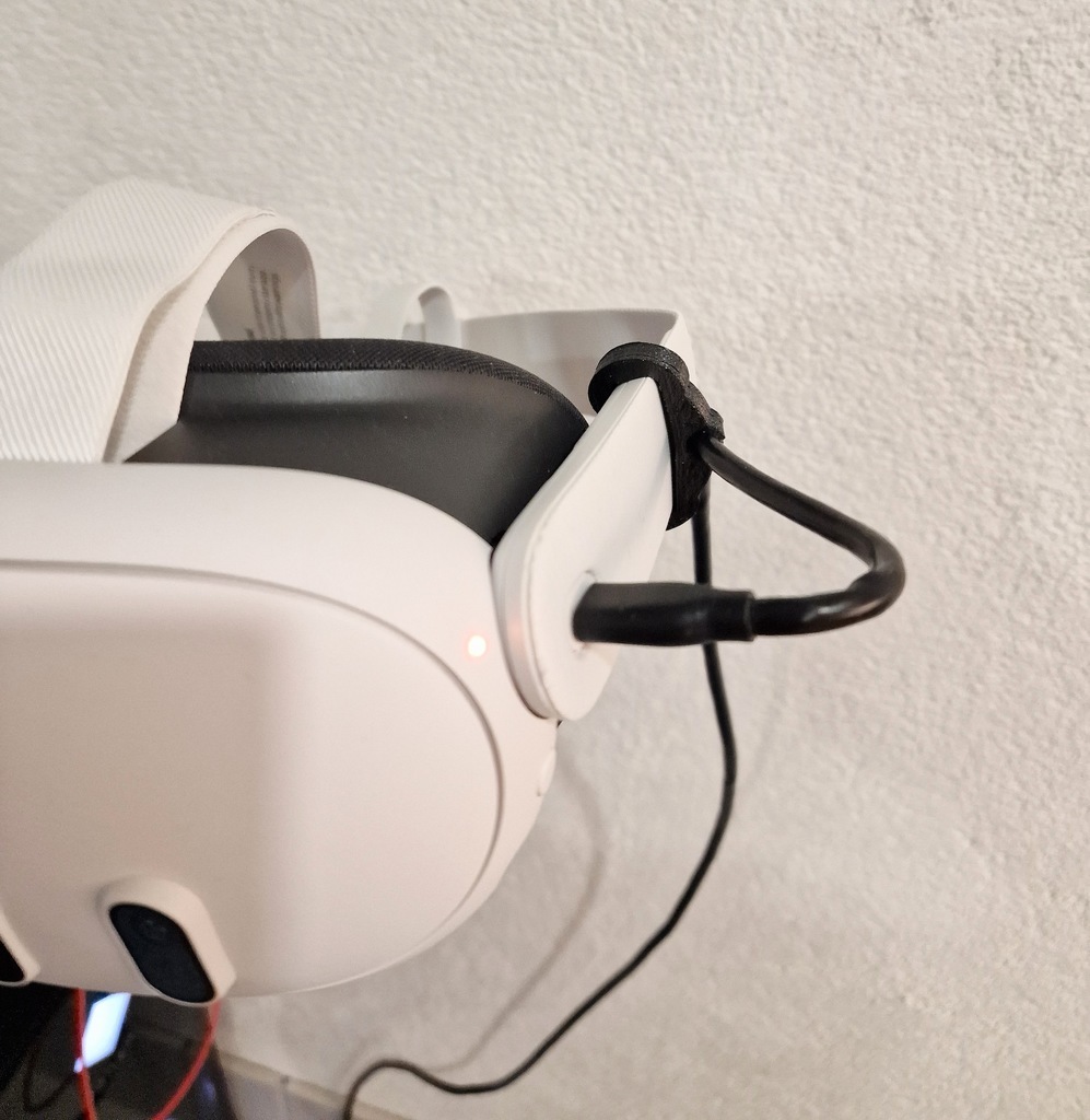 Free 3D file Oculus Quest 3 - USB cable holder・3D printer design to ...