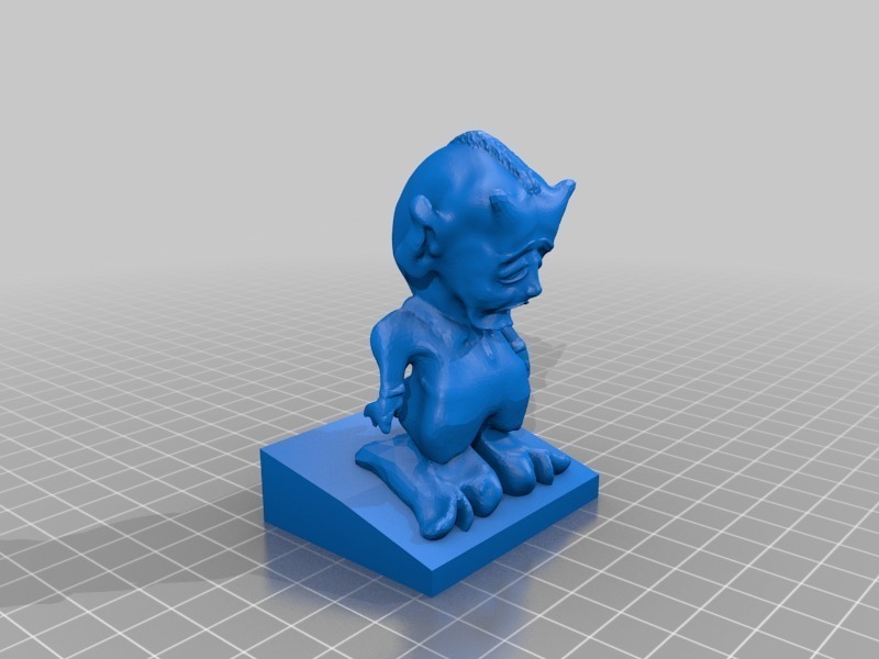 Free 3D file sad devil・3D print design to download・Cults