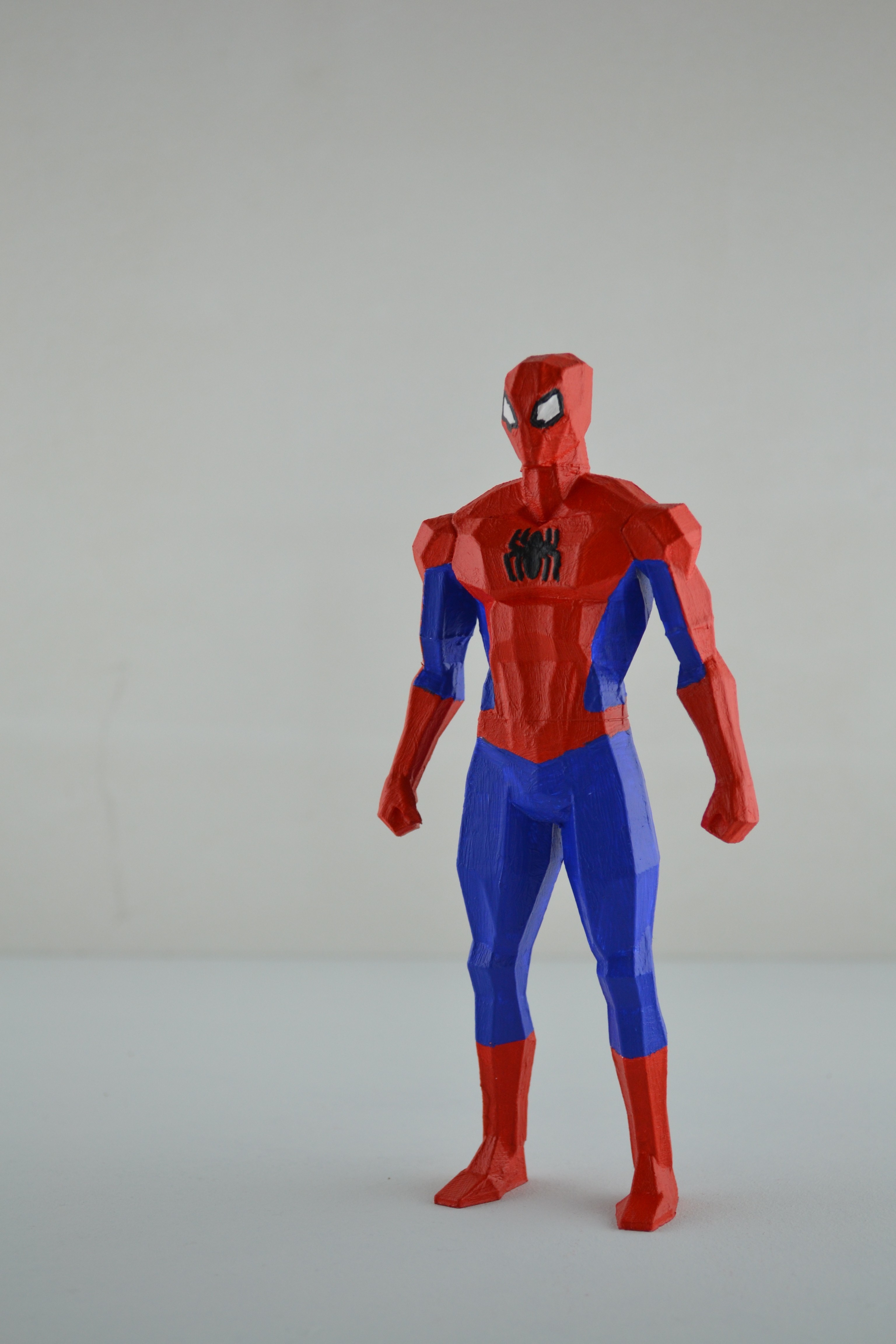 3D printable Low Poly Spider-Man • made with Ultimaker 3 ・ Cults
