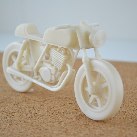 3D printing Moto Cafe Racer scalemodel ・ Cults