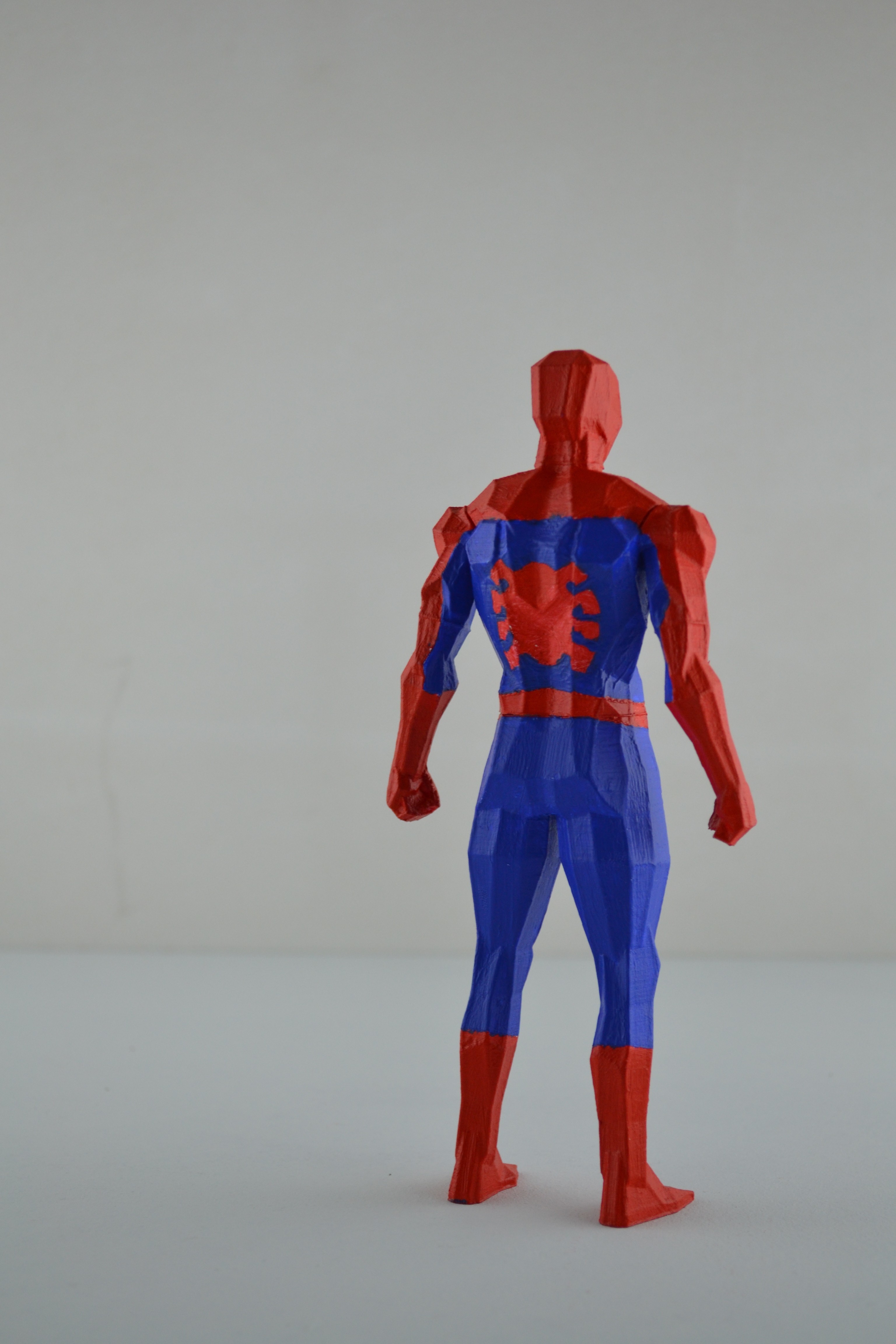 3D printable Low Poly Spider-Man • made with Ultimaker 3 ・ Cults
