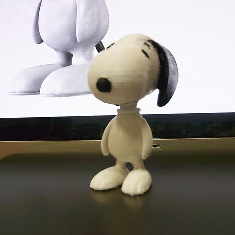 Download free STL file Snoopy • 3D printable design ・ Cults