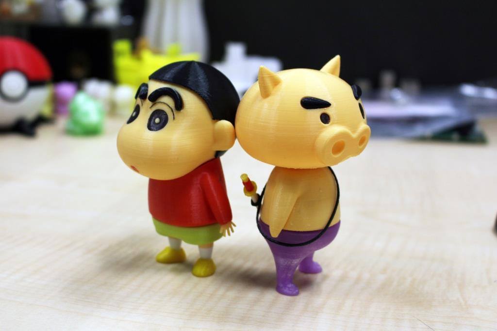 Free STL file Crayon Shin-chan / 蠟筆小新 / クレヨンしんちゃん 🖍️・3D printing idea ...