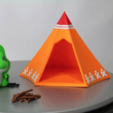 Download free STL file Travel Frog Tent • 3D print object ・ Cults
