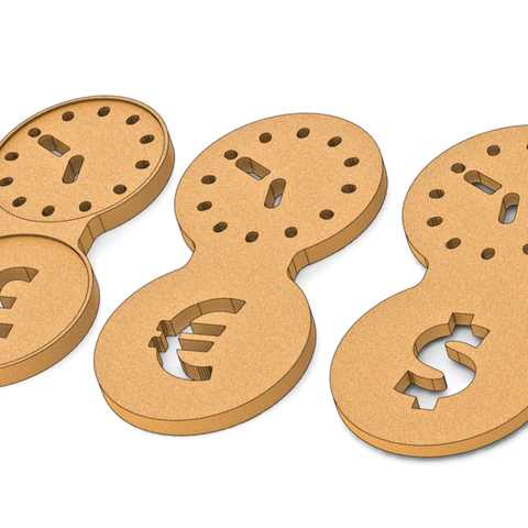 Download free STL file Trolley Token • 3D printing template ・ Cults