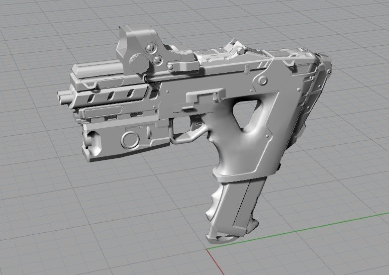 Free OBJ file Apex Legends - Alternator with golden scope 🧞‍♂️・3D ...