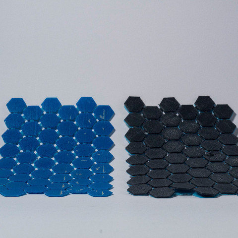 Download free STL Flexible hexagonal mesh ・ Cults