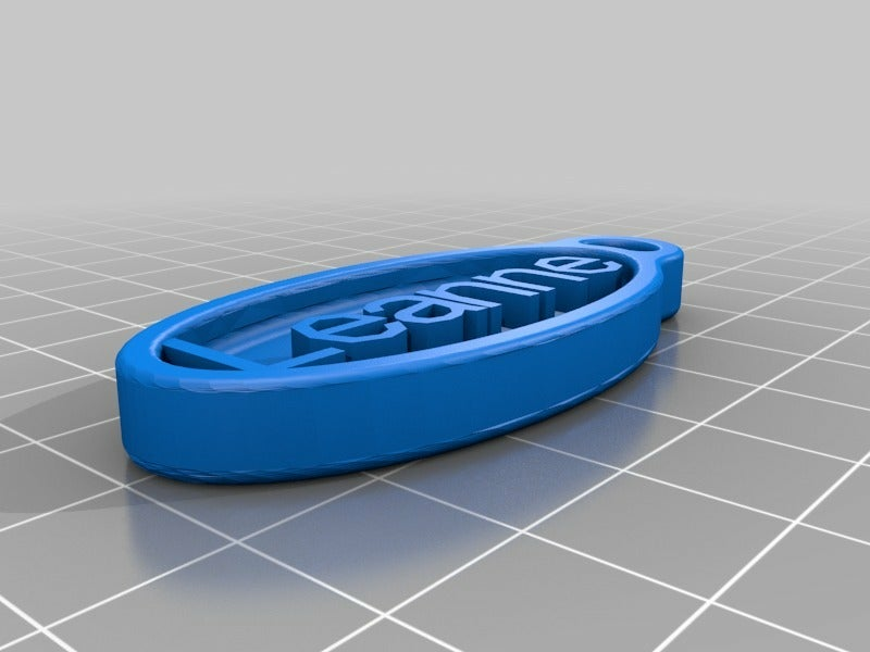 Free STL file Leanne Keychain・3D printable design to download・Cults