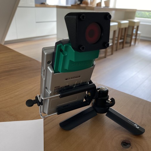 Download free 3D printing templates Game Boy Camera Color filter holder ...