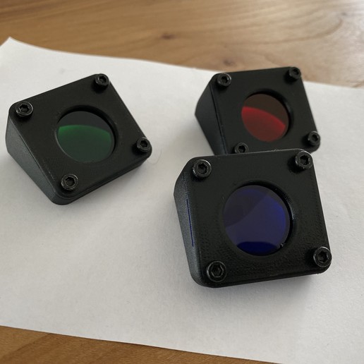 Download free 3D printing templates Game Boy Camera Color filter holder ...