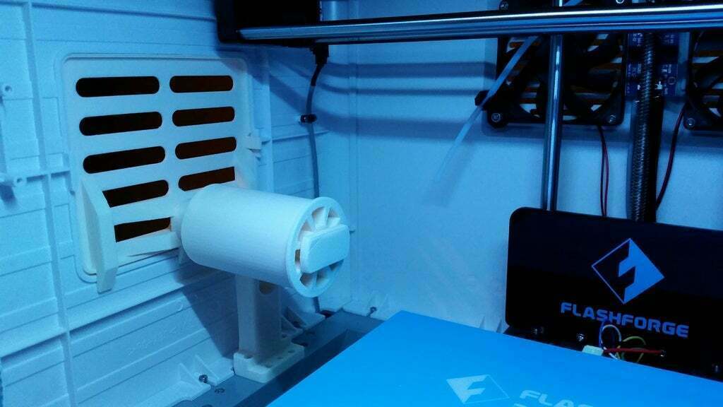 Free STL file Flashforge Dreamer sidepanel filamentholder・3D print ...