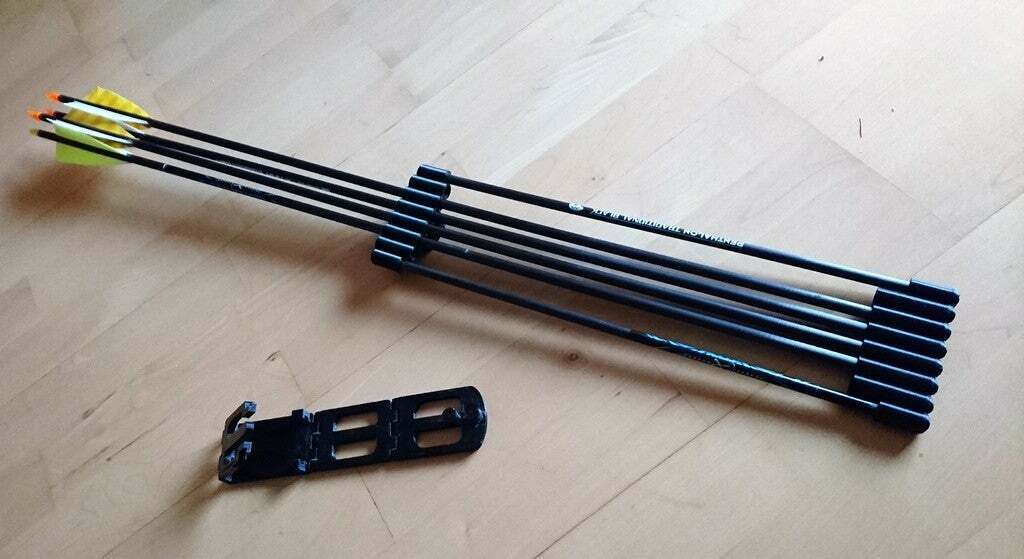 STL-Datei Pfeilhalter - Arrow holster QickFix 🏹 kostenlos・Design für 3D-Drucker zum ...