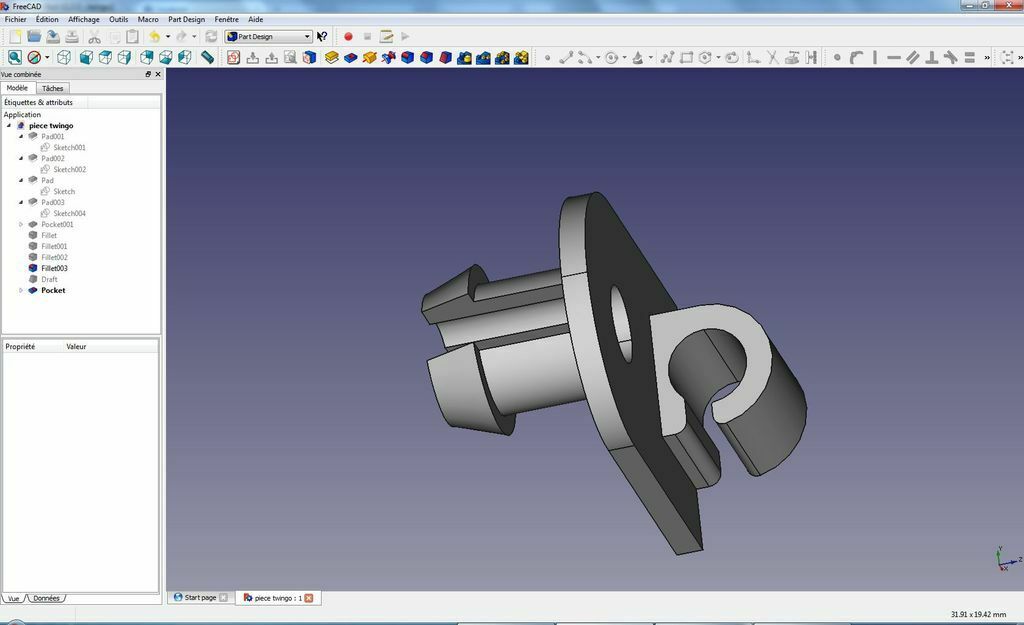 Free 3D file parts of TWINGO Renault car trunk - Coffre arriere de ...