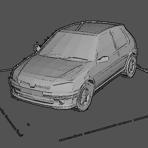 Download STL file peugeot 106 • Model to 3D print ・ Cults