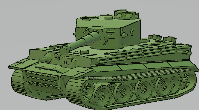 STL file tiger tank・Design to download and 3D print・Cults