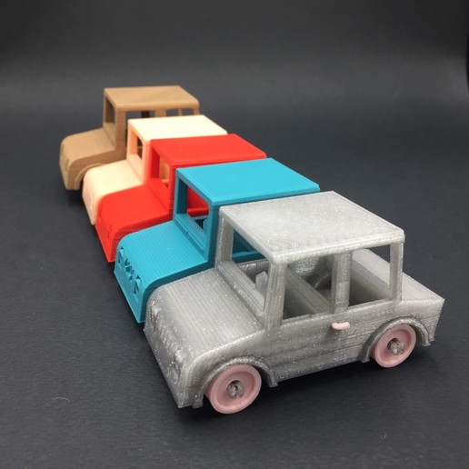 Download free 3D printer model Toy car - with functional wheels ・ Cults