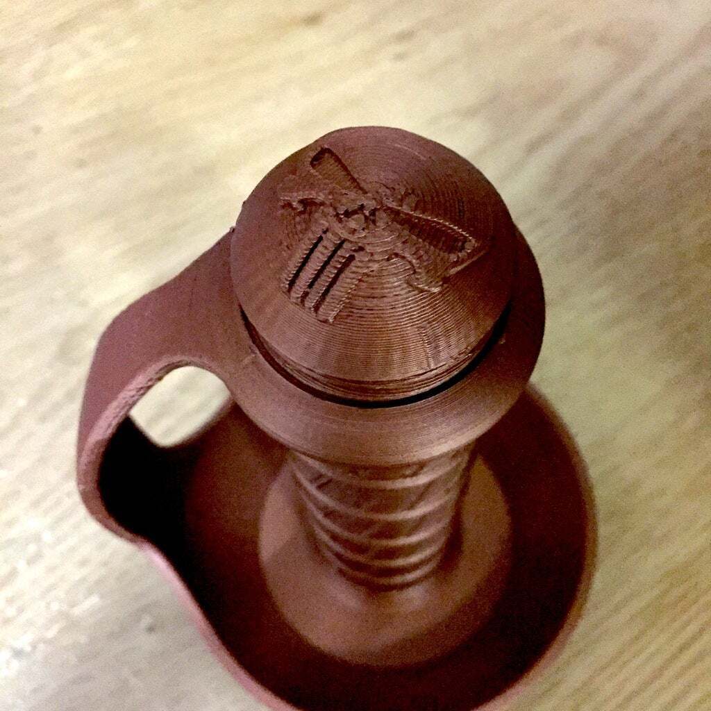 Free STL file Collapsible sword cap - pirate skull theme!・3D printing ...