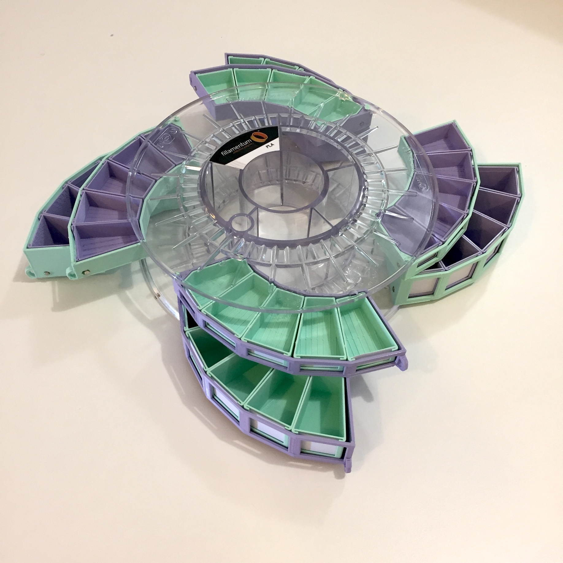 STL file SPOOL STORAGE BOX (UPCYCLING) 📦・Template to download and 3D ...