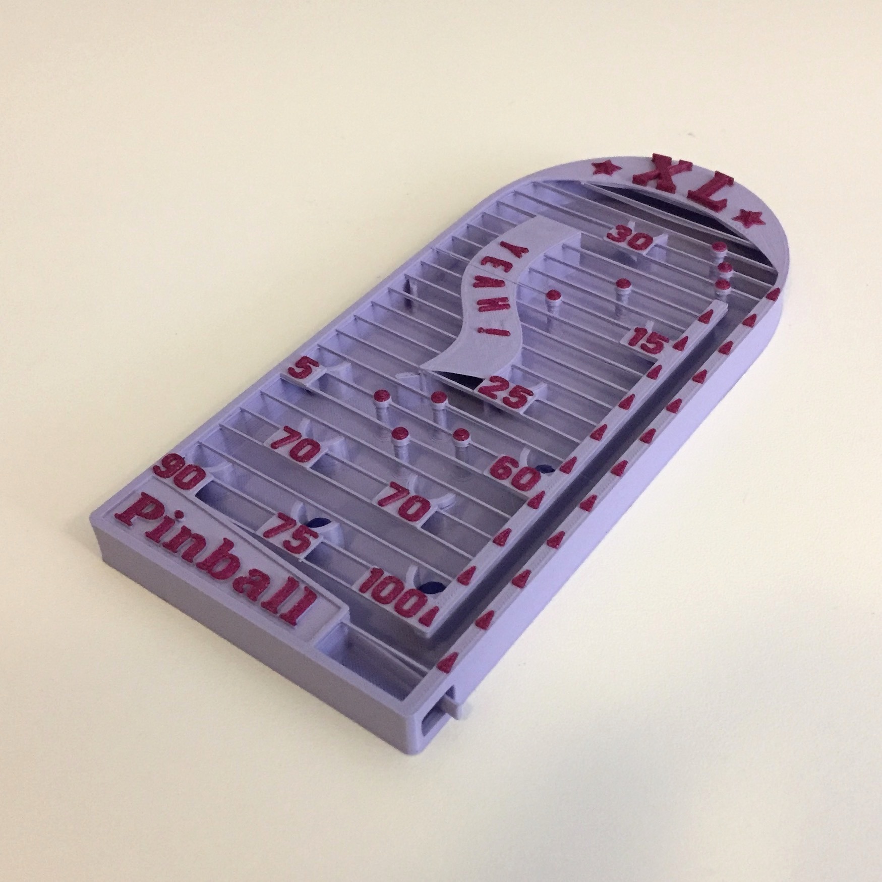 STL file XL print-in-place PINBALL !・Template to download and 3D print ...