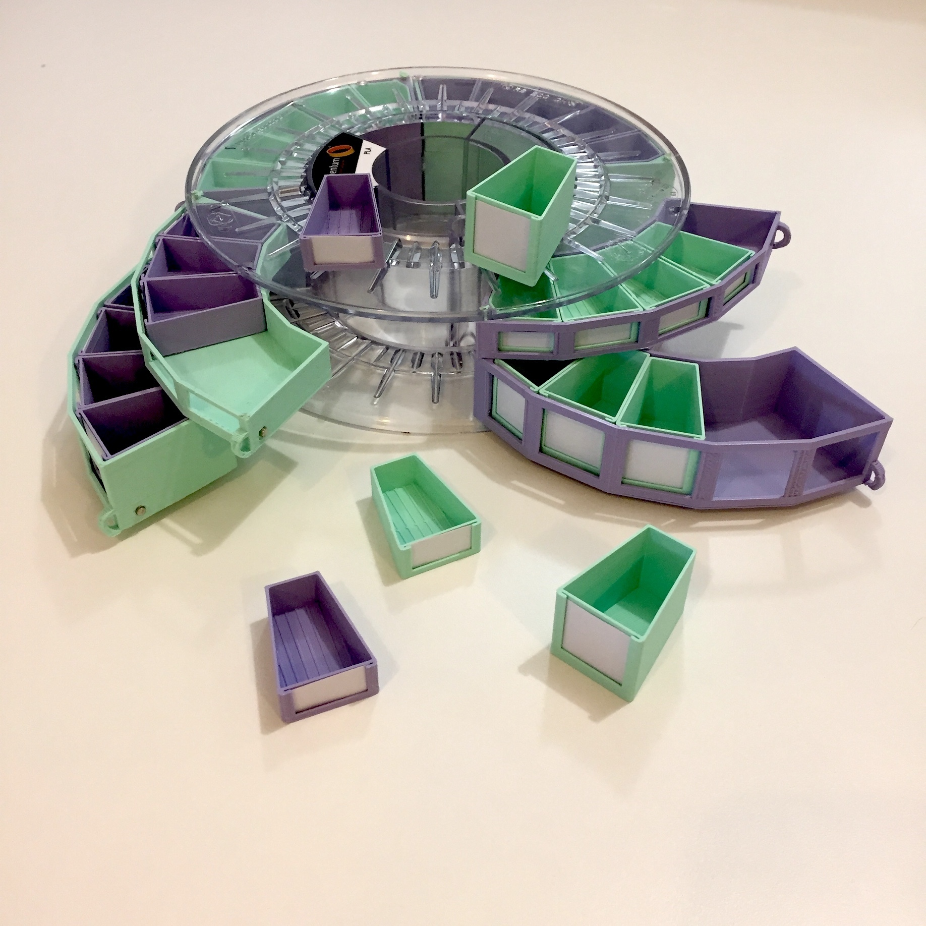 STL file SPOOL STORAGE BOX (UPCYCLING) 📦・Template to download and 3D ...