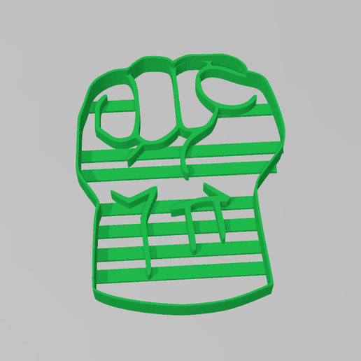 Download STL file Cookie Cutter Hulk Superhero Cookies SuperHeroes ...