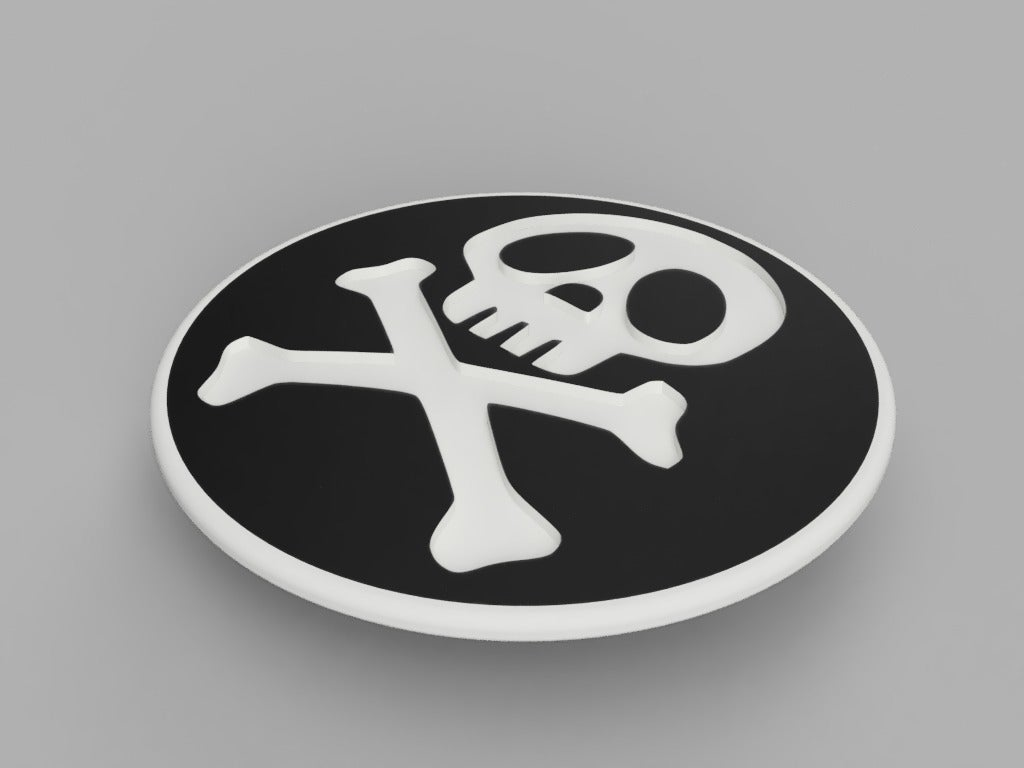 STL file hood / trunk logo Captain Harlock / Albator 82mm / 74mm for ...